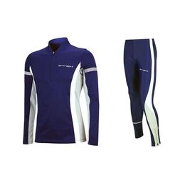 Airtracks Lauftights Damen Thermo Laufset: Laufshirt Langarm + Laufhose Lang (Laufset