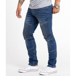 Rock Creek Slim-fit-Jeans Herren Jeans Stonewashed Blau RC-2180