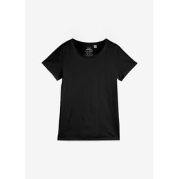 bonprix Essential T-Shirt mit Rundhalsausschnitt, seamless