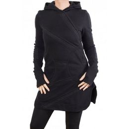 PUREWONDER Sweatkleid Kapuzenkleid Hoodiekleid dr39 Sweat