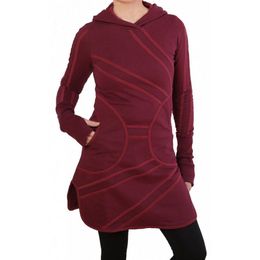 PUREWONDER Sweatkleid Kapuzenkleid Hoodiekleid dr39 Sweat