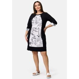 kekoo A-Linien-Kleid Kleid mit Printmuster aus Stretch 'Vivid'