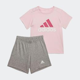 Adidas Essentials Organic Cotton T-Shirt and Shorts Set