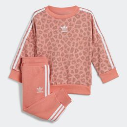 Adidas Animal Allover Print Sweatshirt und Hose Set