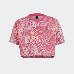 Adidas Future Icons Allover Print Cotton T-Shirt