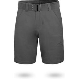 Normani Bermudas Chino Shorts „Gobi“ mit Gürtel „Taklamakan“ Vintage Shorts kurze Sommershort mit invisible Zippertasche aus 100% Bio-Baumwolle