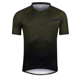 Force Radtrikot Jersey Trikot Force MTB ANGLE olivgrün-schwarz