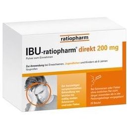 IBU-ratiopharm direkt 200 mg Pulver zum Einnehmen