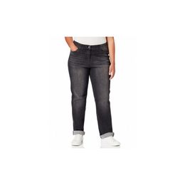 SAMOON 5-Pocket-Jeans schwarz (1-tlg)