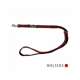 Wolters Hundeleine Führleine Professional Comfort extra-lang rot/schwarz