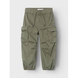 name it Chinohose Chino Jogger Pants Cargo Hose mit Gummizug NMMBEN 6810 in Olive