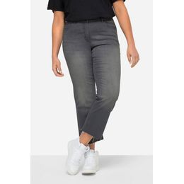 Angel of Style Regular-fit-Jeans 7/8-Jeans Claire Stretchkomfort geschnittener Saum