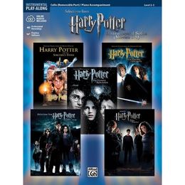 Alfred Music Publishing Selections from Harry Potter Movies 1-5, w. Audio-CD, for Cello and Piano Accompaniment - Alfred Music, Kartoniert (TB)