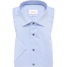 Eterna Businesshemd, Comfort Fit, Kurzarm, für Herren, blau, 43