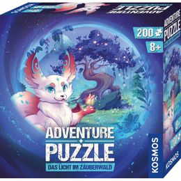 Kosmos Adventure-Puzzle DAS LICHT IM ZAUBERWALD (200 Teile)