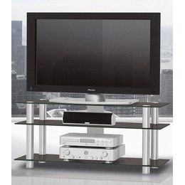 TV-Rack JUST BY SPECTRAL "just-racks TV1203" Sideboards Gr. B/H/T: 120 cm x 53,2 cm x 40 cm, schwarz (schwarzglas) TV-Racks