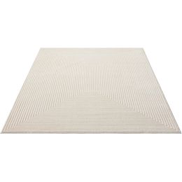 Teppich LEONIQUE "»Kylian«" Teppiche Gr. B/L: 160 cm x 230 cm, 9 mm, 1 St., beige (cream) Esszimmerteppiche