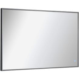 Badspiegel Fackelmann "New York Eckig" Spiegel Gr. B/H/T: 100 cm x 68 cm x 2,5 cm, schwarz Badspiegel