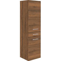 Midischrank Marlin "3040" Schränke Gr. B/H/T: 40 cm x 148,8 cm x 35 cm, rechts, 2 St., braun (eiche struktur braun) Bad-Midischrank Badmöbelserien