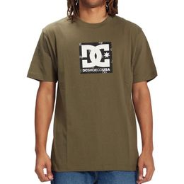 DC Shoes T-Shirt DC Square Star Fill, braun