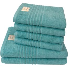 Handtuch Set Dyckhoff Handtücher (Packung) Gr. (6 St.), blau (ozean) Handtuch-Sets