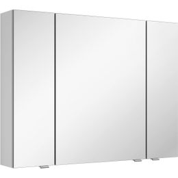 Spiegelschrank Marlin "3980" Schränke Gr. B/H/T: 90 cm x 68,2 cm x 17,6 cm, weiß (weiß seidenglanz) Bad-Spiegelschränke