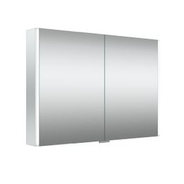Spiegelschrank Welltime "Ahus" Schränke Gr. B/H/T: 100 cm x 70 cm x 13 cm, 100 cm, 2 Türen, 2 St., Komplettausführung, farblos (gespiegelt) Bad-Spiegelschränke