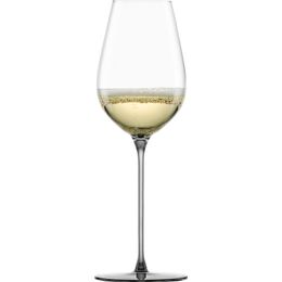 Champagnerglas Eisch "INSPIRE SENSISPLUS" Trinkgefäße Gr. Ø 7,9 cm x 24,2 cm, 400 ml, 2 tlg., grau Kristallgläser