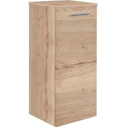 Midischrank Marlin "3040" Schränke Gr. B/H/T: 40 cm x 91,2 cm x 35 cm, braun (eiche struktur) Bad-Midischrank Badmöbelserien