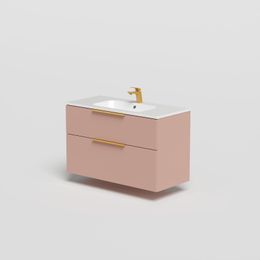 Waschtisch Welltime "Ahus" Waschtische Gr. 100 cm, pink Waschtische