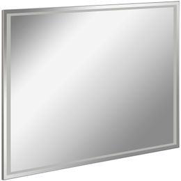 Badspiegel Fackelmann "Framelight 100" Spiegel Gr. B/H/T: 100 cm x 70,5 cm x 2,5 cm, silberfarben (spiegel, sat) Badspiegel