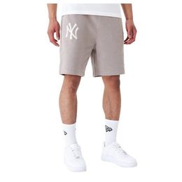New Era Shorts French Terry New York Yankees ash brown
