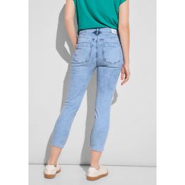 Street One 7/8-Jeans aus Baumwolle mit Stretchanteil, blau