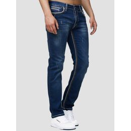 John Kayna Slim-fit-Jeans Herren Jeans Regular Fit Denim Jeanshose Herrenjeans Designer Herrenho (Jeanshose Designerjeans Bootcut