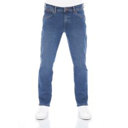 Wrangler Slim-fit-Jeans Herren Jeanshose Texas Slim Fit Denim Hose mit Stretch
