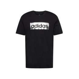 adidas Sportswear Sportshirt Herren Gr&ouml;&szlig;e XS schwarz / silber