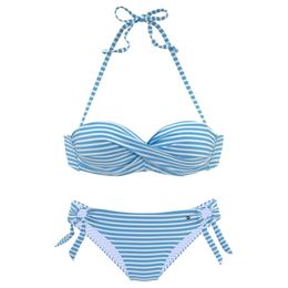 s.Oliver Bikini Damen Gr&ouml;&szlig;e XXS blau / wei&szlig;