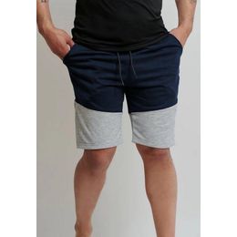 FORBEST Sweatshorts Kurze Basic Sport Sweat Shorts (1-tlg) 4128 in Blau