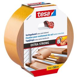 Tesa Doppelklebeband EXTRA STRONG Verlegeband (Packung