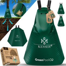 Kesser - Baum-Bewässerungssack Wassersack & Baumbewässerungsbeutel PVC-Tasche langlebig & UV-beständig Baumbeutel Garten Bewässerungssystem 2er Set /