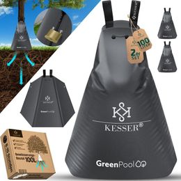 Kesser Baum-Bewässerungssack Wassersack & Baumbewässerungsbeutel PVC-Tasche langlebig & UV-beständig Baumbeutel Garten Bewässerungssystem 2er Set /