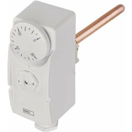 Thermostat mit Tauchhülse, mechanisch, für Heizung und Kühlung, Temperatur-Regelung 0-90°C, 230V, 16A/4A, P5685 - EMOS