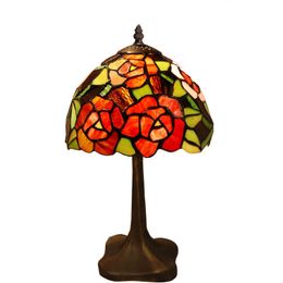 Leuchte Deckenlampe mit Tiffany -Lampenschirm Durchmesser 30 cm Dalí -Glühbirnenreihe nicht enthaltene Montage erforderlich oder