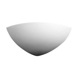 Bisquitte - Lifestyle Keramik Gips Wandleuchte Weiß, 1x E27 - Kolarz