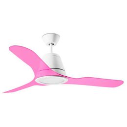 LEDS-C4 Deckenventilator Tiga Pink 132 cm mit led Beleuchtung