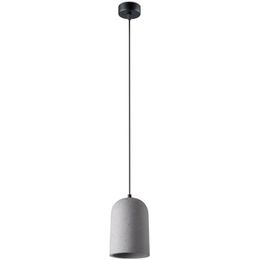 SOLLUX - SL.1306 Hängeleuchte nimis E27 1 x 15W pvc, Beton schwarz/grau Ø14,5cm H:125cm dimmbar