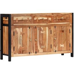 Sideboard，Kommode 120x35x75 cm Akazie Massivholz vidaXL