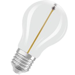 LED-Lampen, Vintage-Edition, 10 Watts Ersatz, E27, A-shape, 2700 Kelvin, Warm weiß, Klares Glas, single Pack - Osram