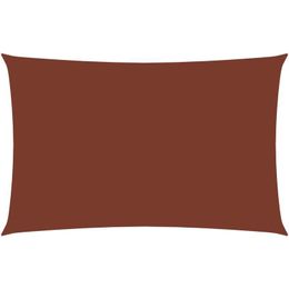 Sonnensegel Oxford-Gewebe Rechteckig 5x6 m Terrakotta-Rot vidaXL358572