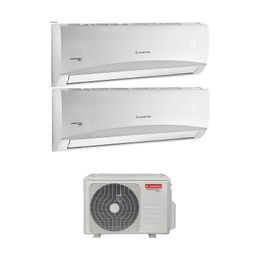 Klimagerät dual split inverter ariston prios 9000+9000 btu r-32 wi-fi optional 9+9 dual 50 xd0-o